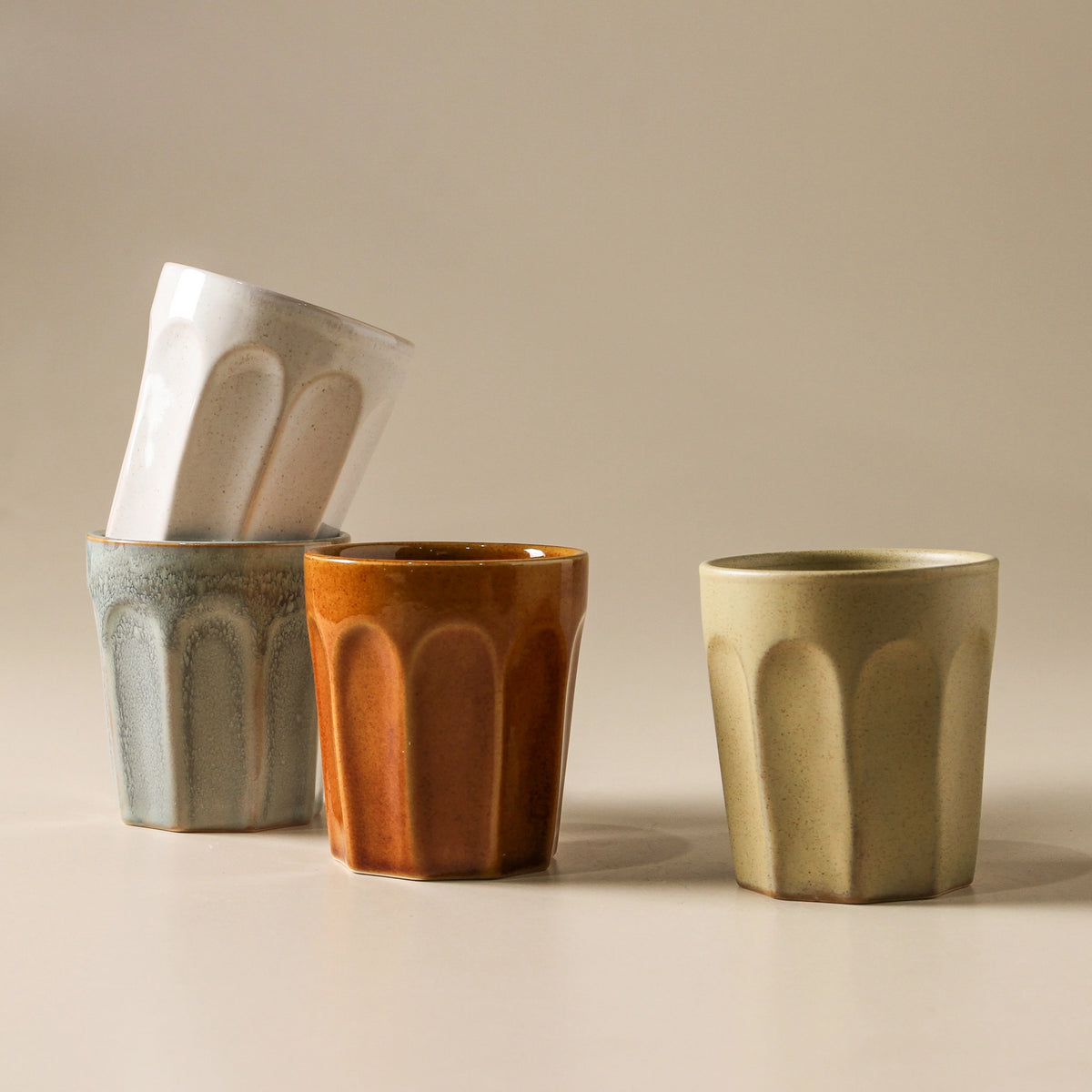Curated Sips - Ritual Latte Cup 4 Pack – Indigo Love Collectors