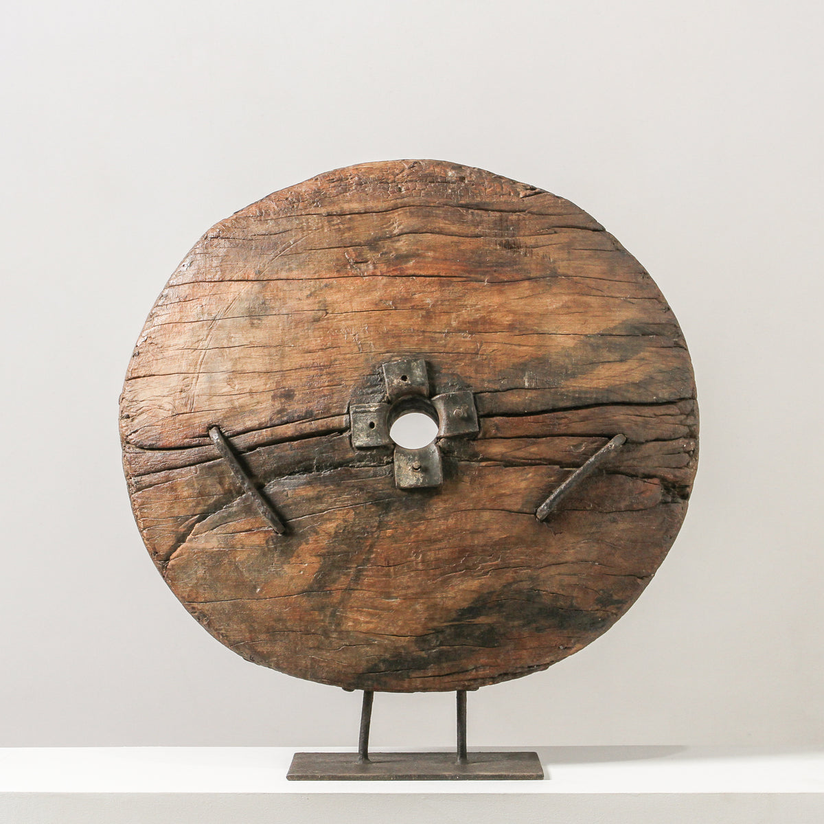 Vintage Indian Wheel On Stand – Indigo Love Collectors
